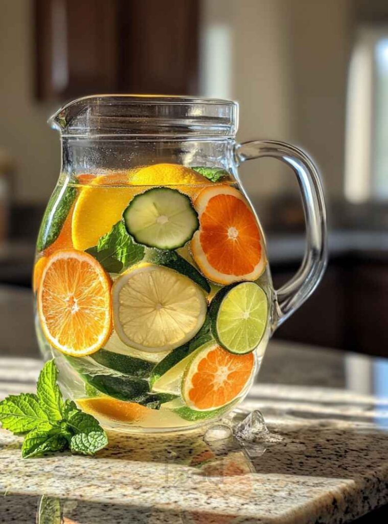 WATER INFUSED WITH CITRUS
