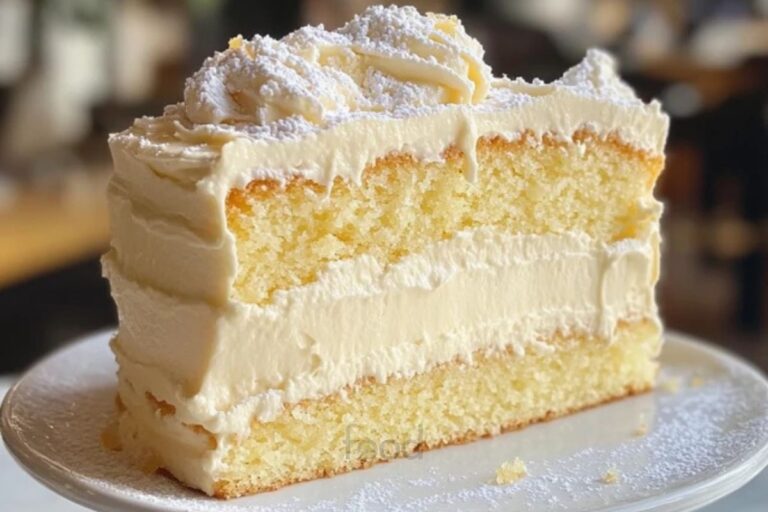 Italian Lemon Cream Cake