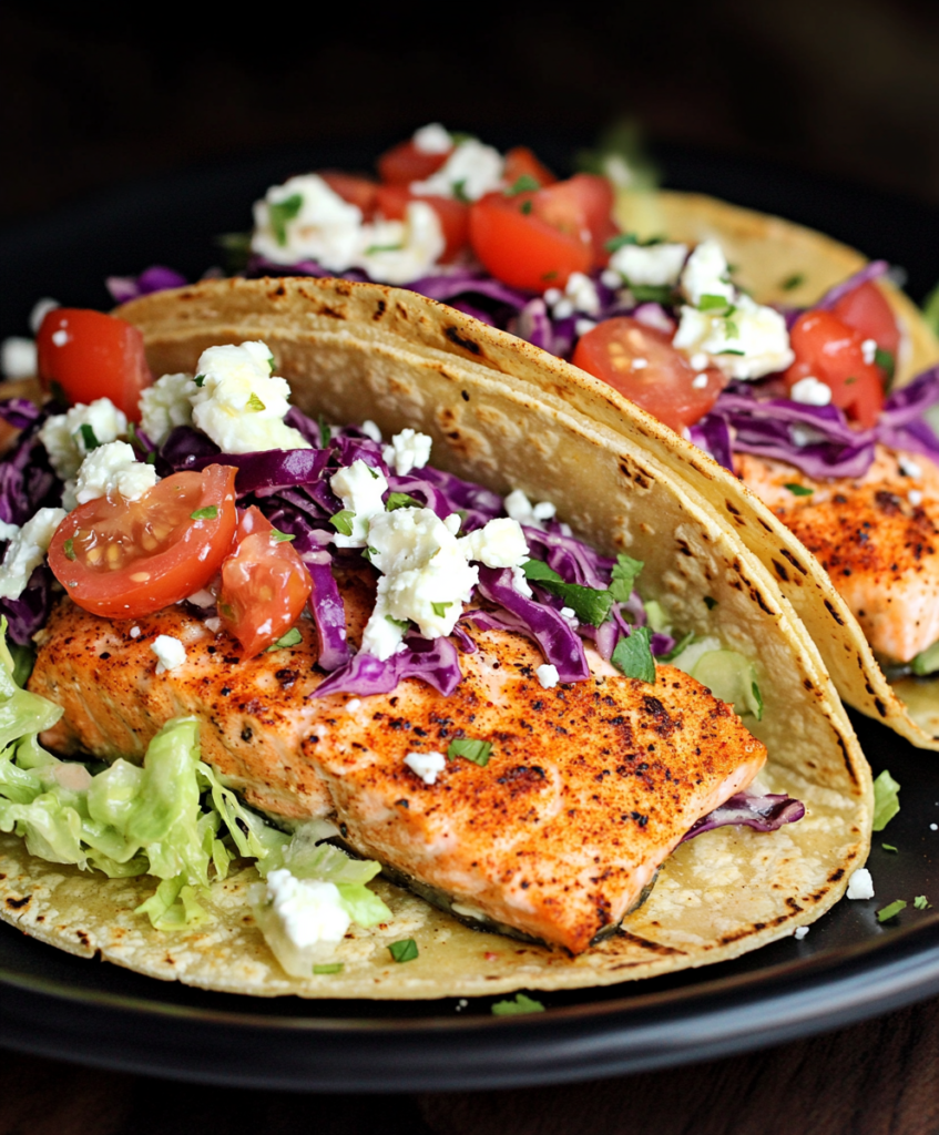 Salmon Tacos: A Fresh and Flavorful Twist on Taco Night - NonnaFood