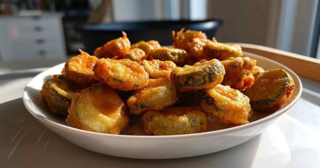 Wrapped Fried Pickles