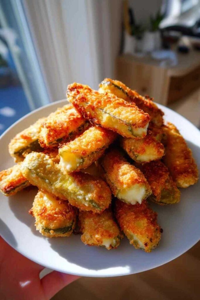 Wrapped Fried Pickles