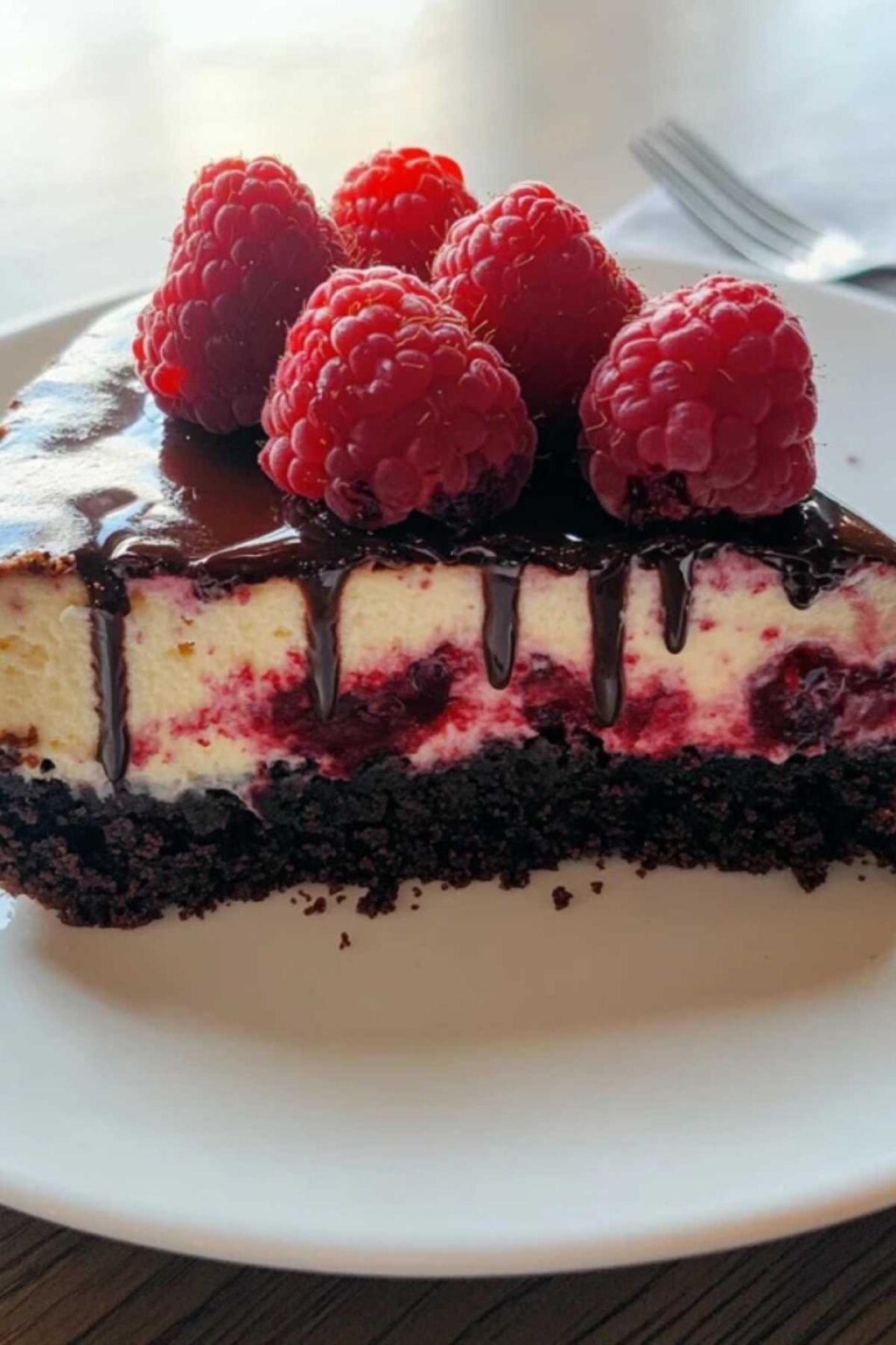 Chocolate Raspberry Cheesecake