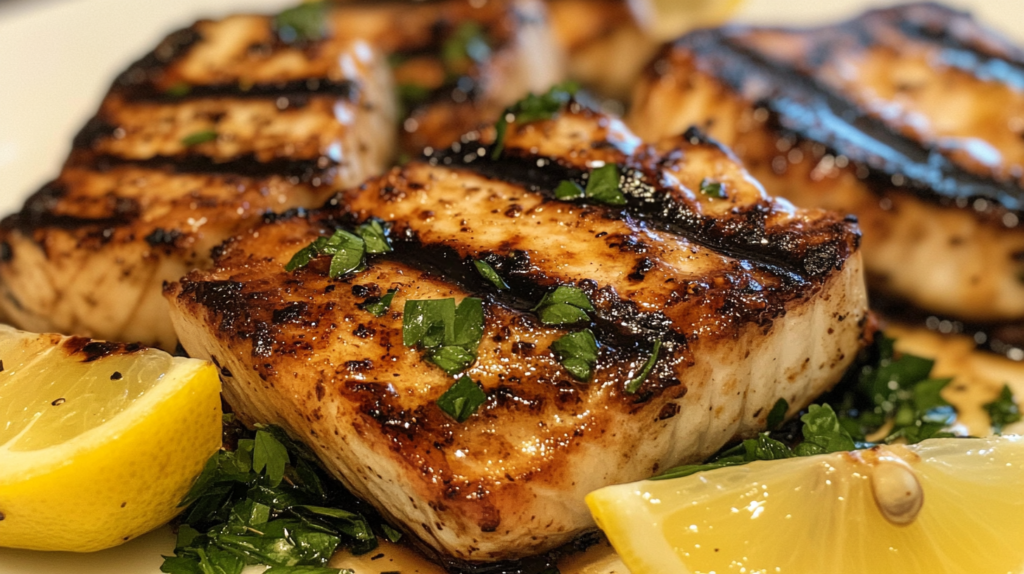 Grilled Swordfish Steaks with Lemon Herb Marinade: 4 Bold Steps - NonnaFood