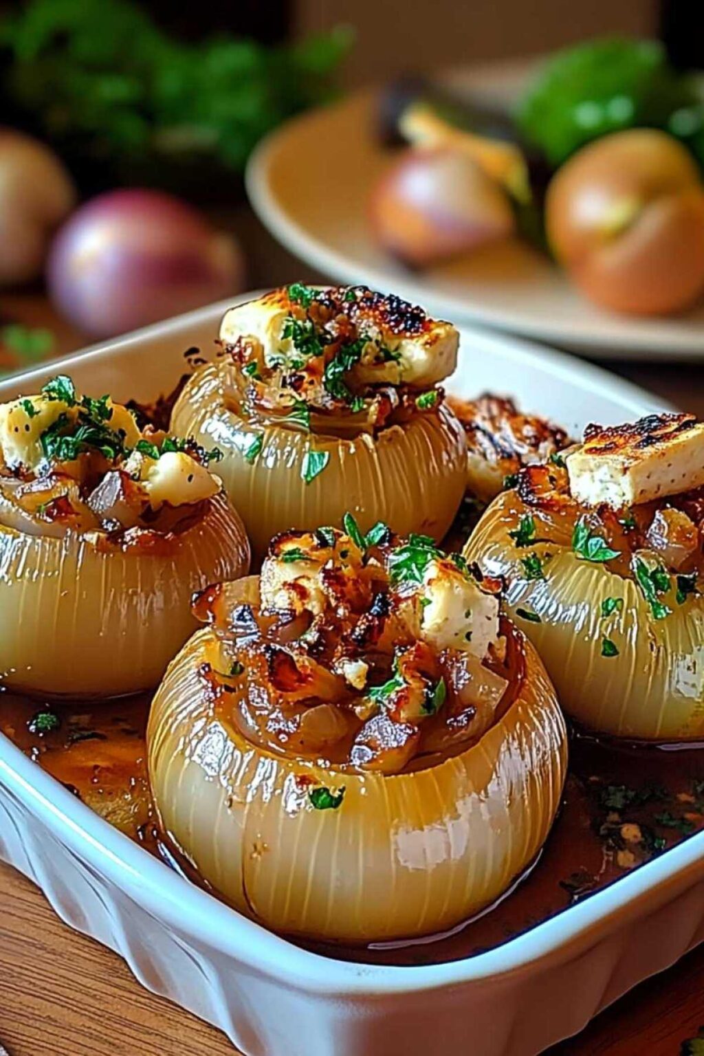 Greek Stuffed Onions – Rich Mediterranean Comfort in 1 Dish