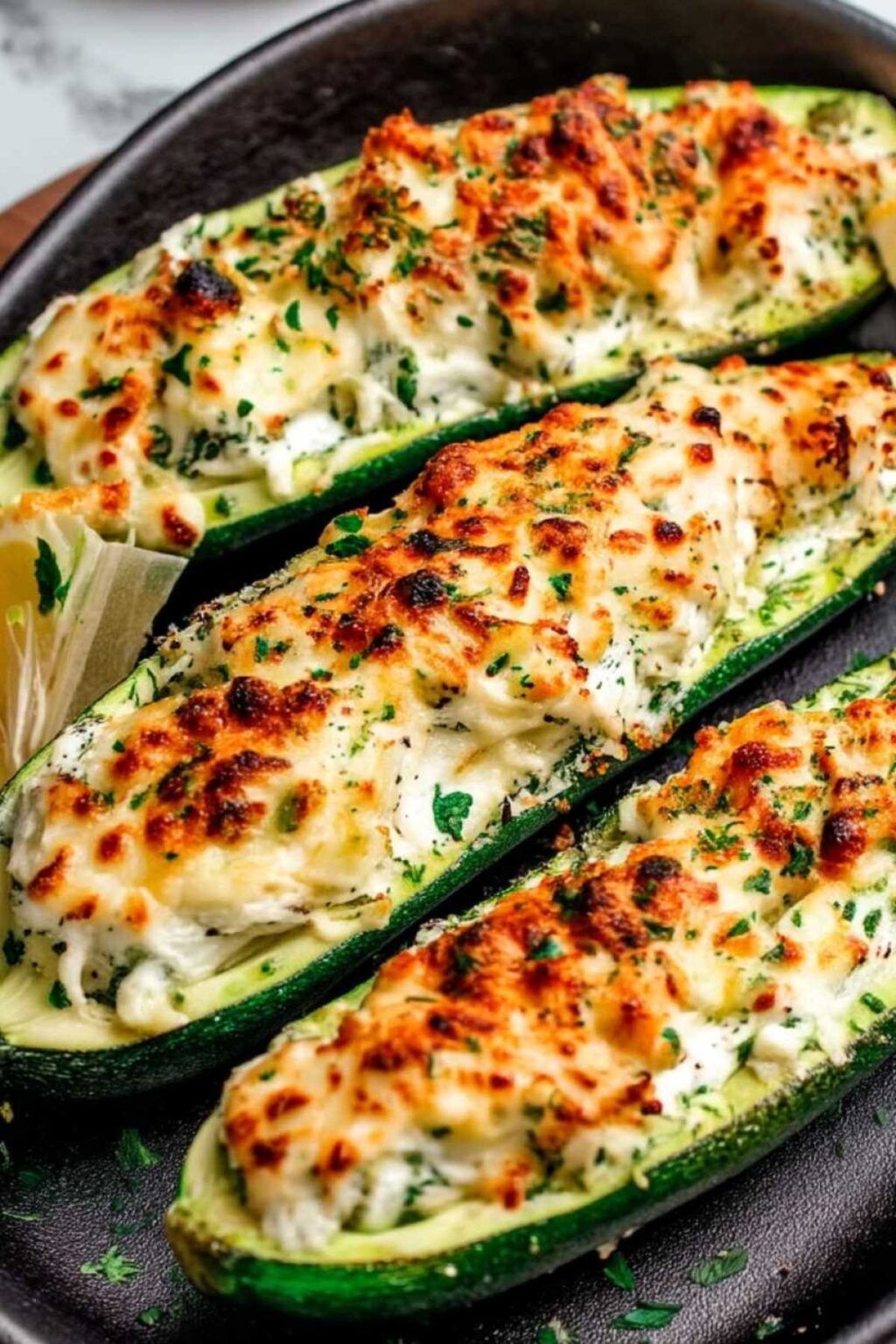 Feta Cheese Stuffed Zucchini – Quick Mediterranean Recipe