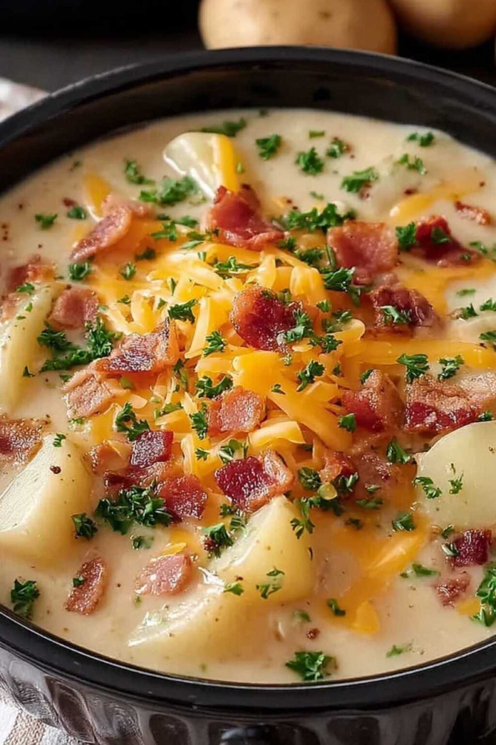 Crock Pot Crack Potato Soup – Creamy & Comforting