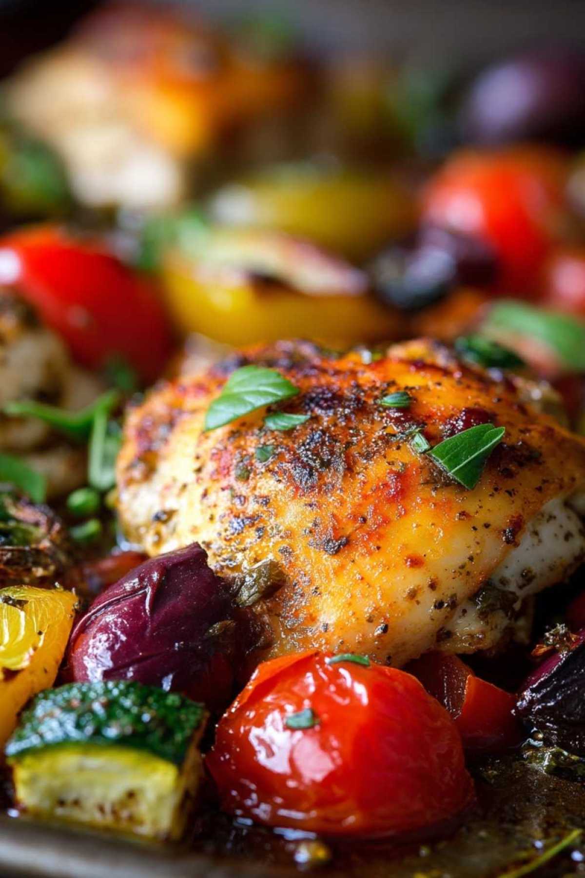 Greek Sheet Pan Chicken – Ready in 55 Minutes