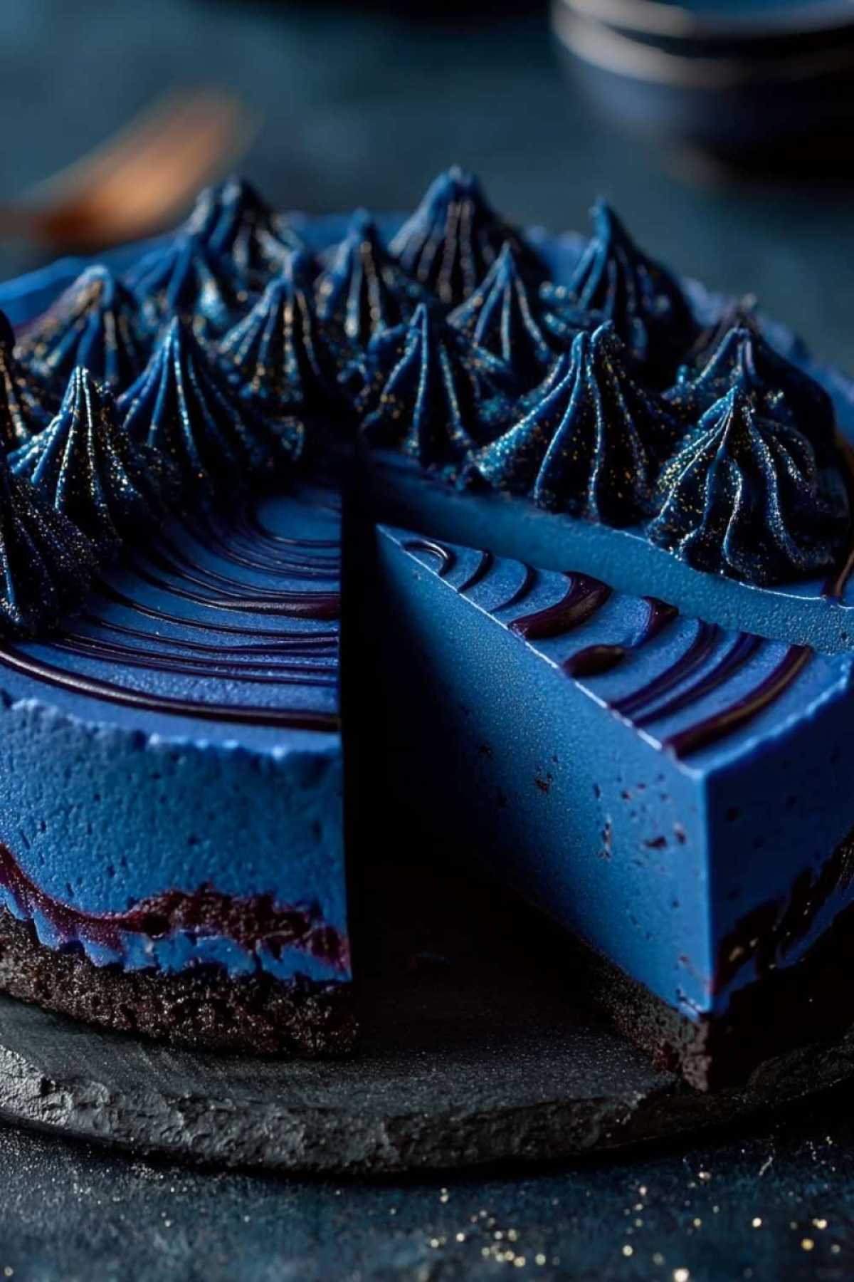 Ravenclaw Midnight Blueberry Cheesecake – Dark & Dreamy