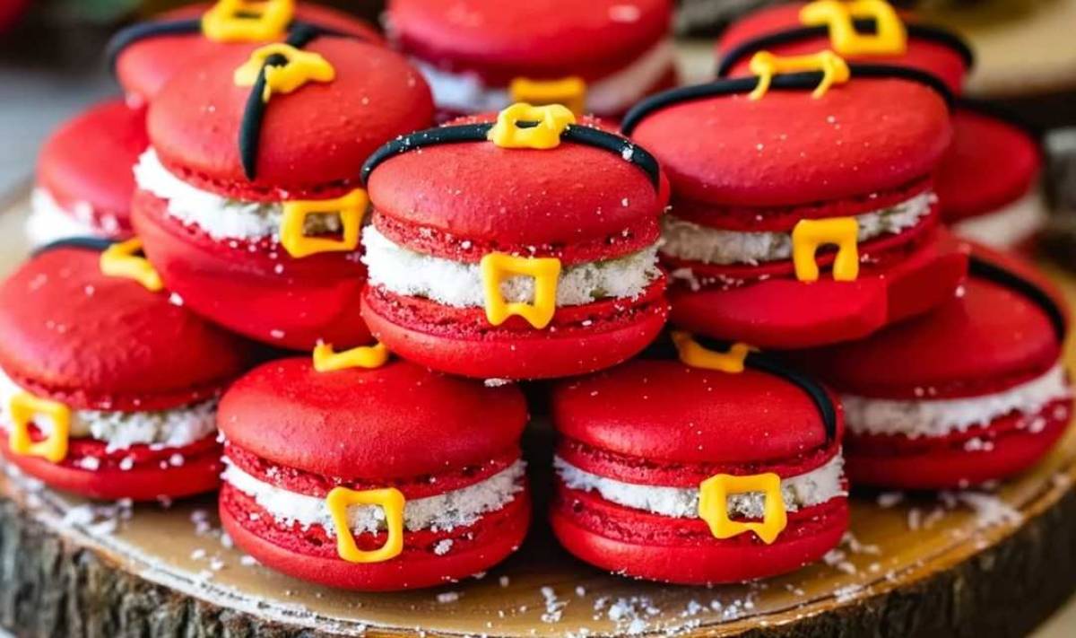 Santa Claus Macarons – Sweet Festive Holiday Bites