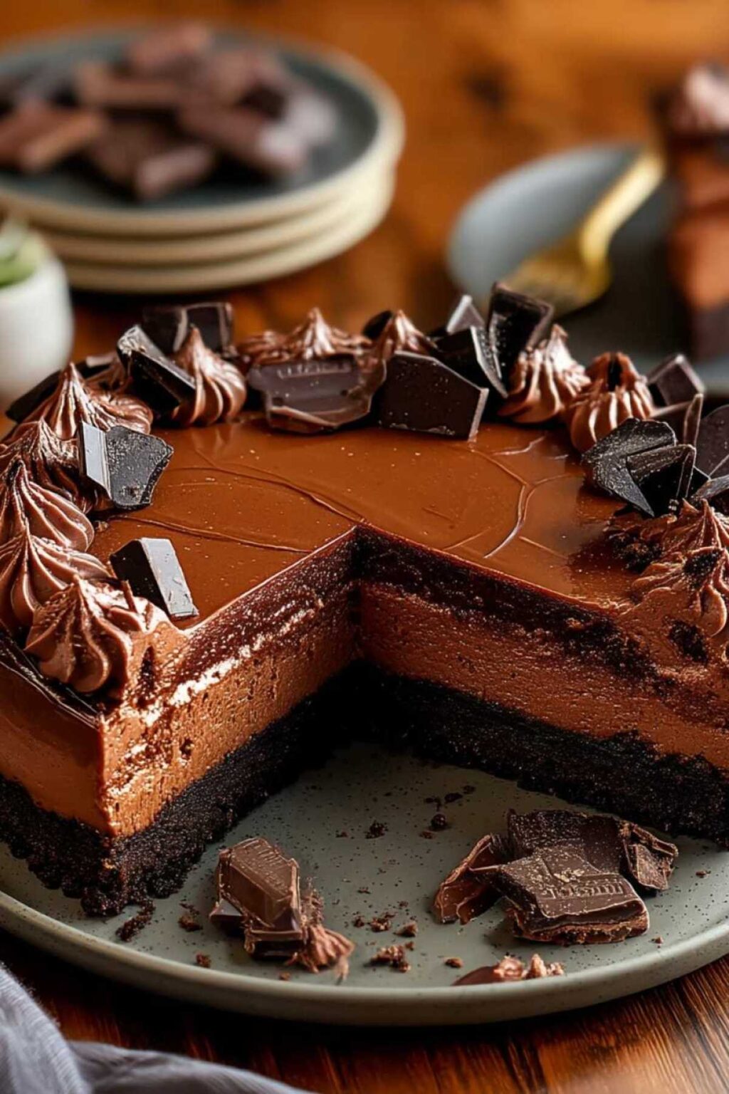 Triple Chocolate Cheesecake Recipe – Rich & Decadent Layers