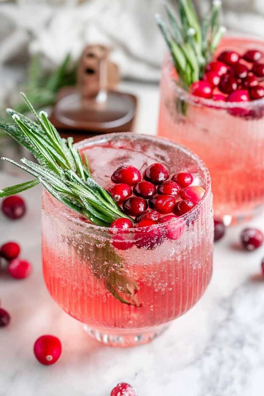 Christmas Moscow Mule with Cranberry & Ginger Beer