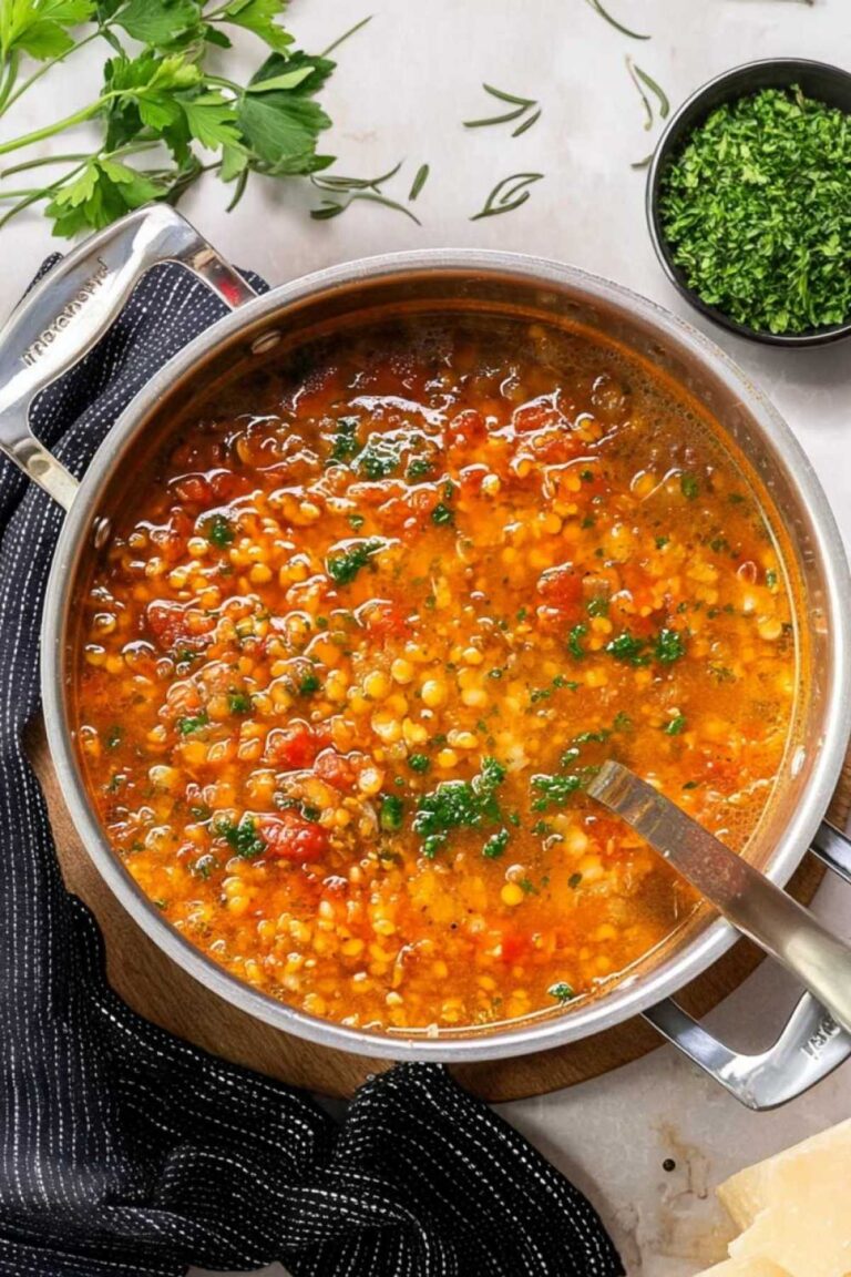 Italian Lentil Soup – Zuppa di Lenticchie Recipe