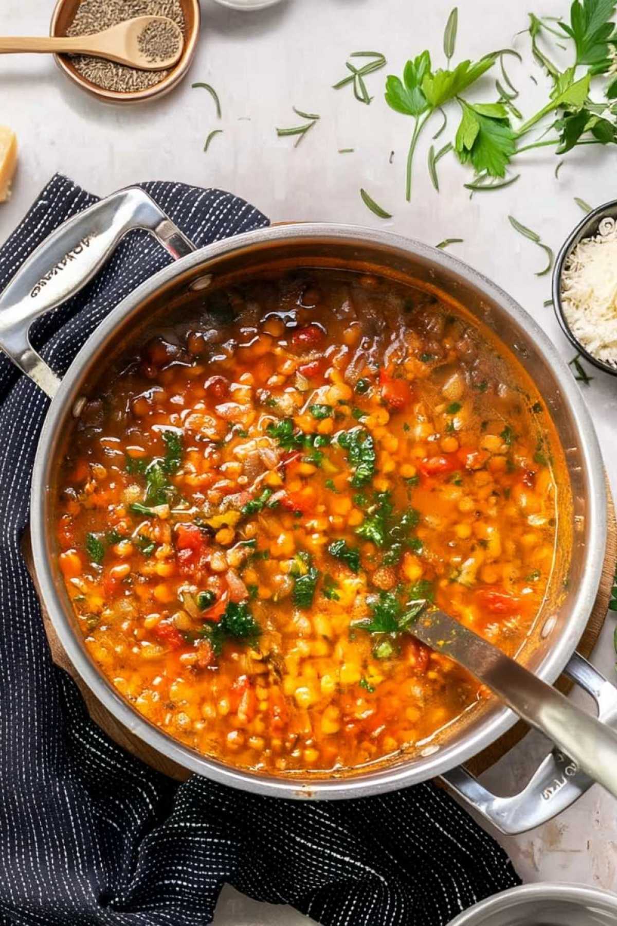 Italian Lentil Soup – Zuppa di Lenticchie Recipe