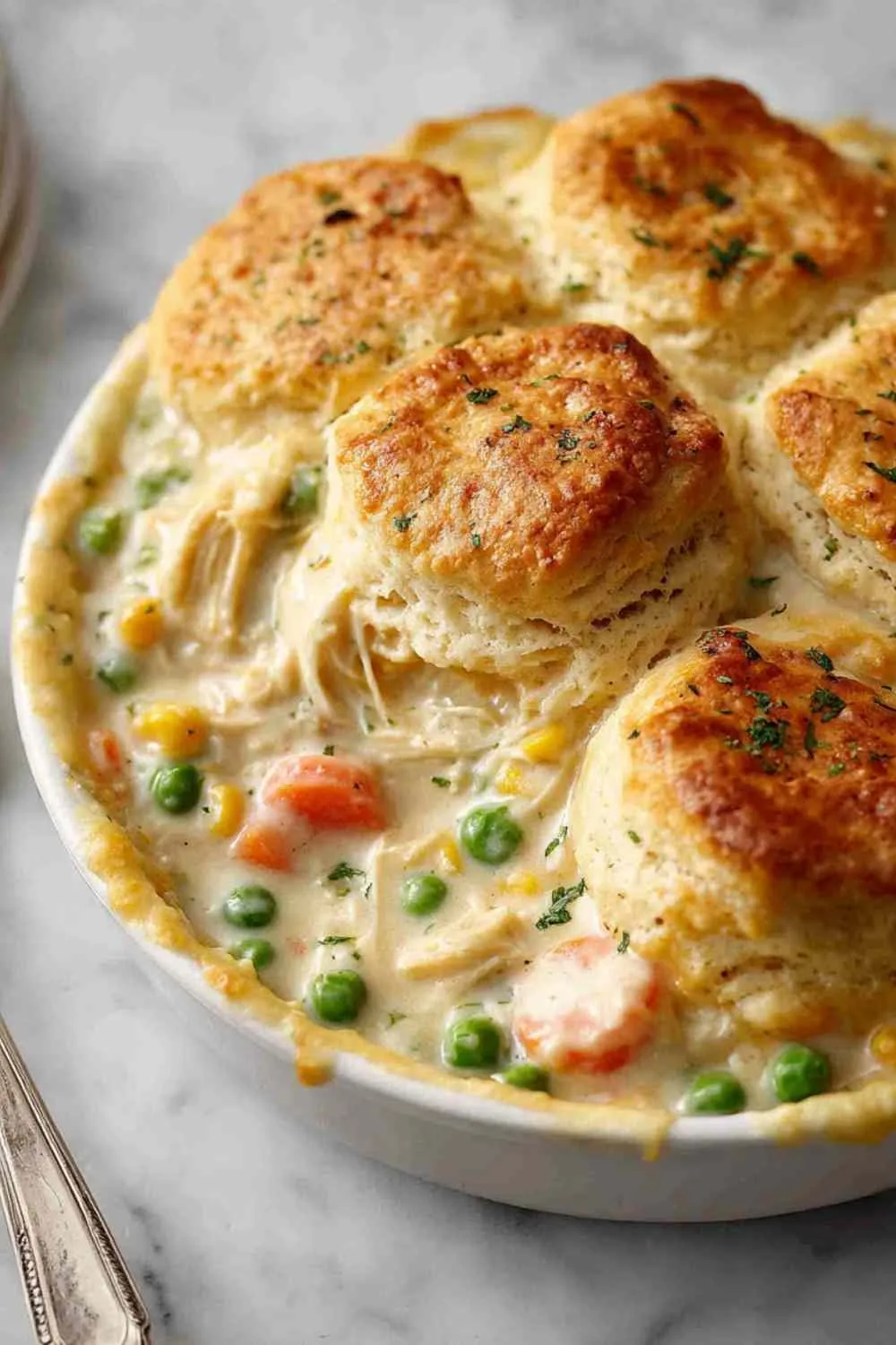 Chicken Pot Pie with Biscuits | Simple 45-Minute Comfort Food