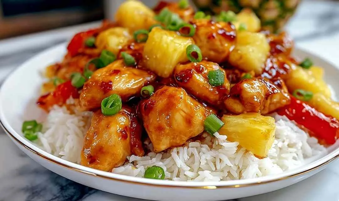 Hawaiian Pineapple Chicken Recipe - Easy Sweet and Spicy Dinner (30 Min)