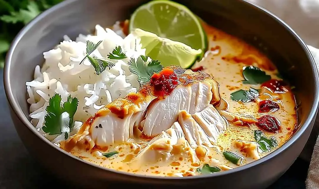 Coconut Chicken Brothy Rice Recipe (Easy One-Pot, 45 Min)