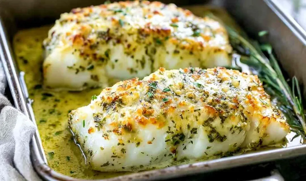 Garlic Parmesan Baked Halibut Recipe: Easy 12-Minute Dinner
