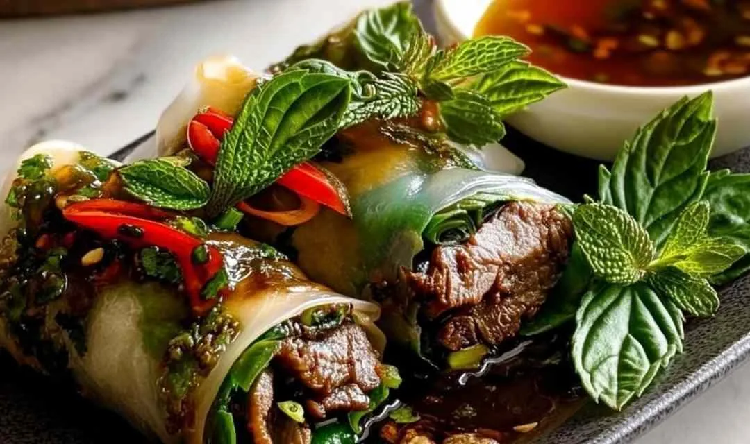 High Protein Thai Basil Beef Rolls Recipe - Fresh & Bold in 30 Minutes