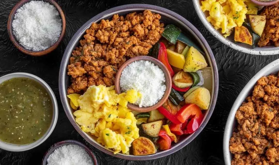 Meal Prep Breakfast Bowls Recipe (42g Protein) Easy & Healthy