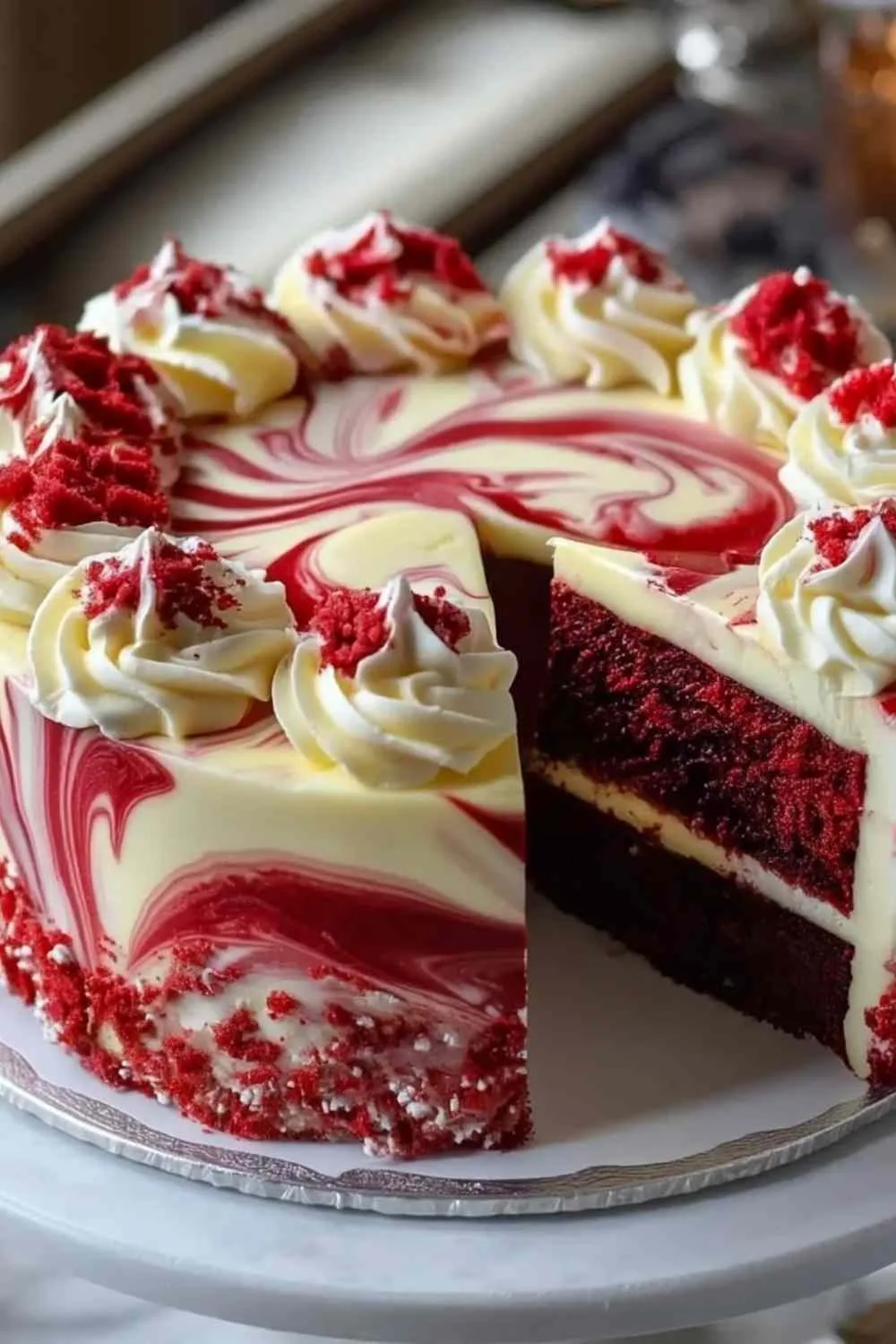Red Velvet Cheesecake Swirl Cake: Stunning 10-Step Recipe