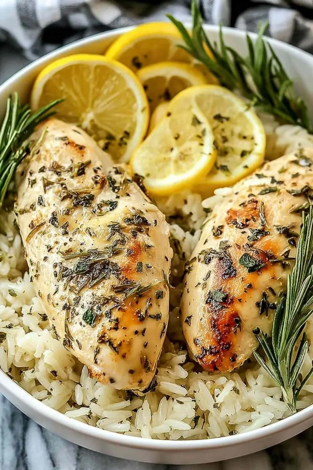 Slow Cooker Lemon Herb Chicken and Rice: Easy 5-Ingredient Weeknight Dinner